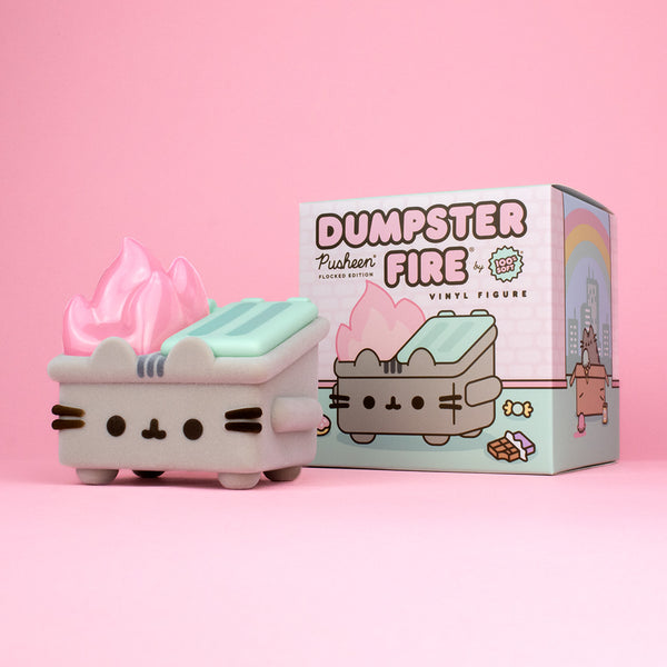 Pusheen Dumpster Fire Vinyl Figure - 100% Soft