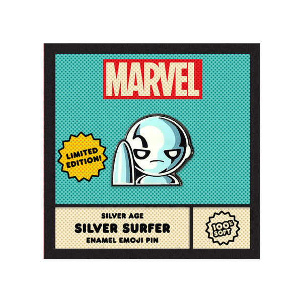 Silver Surfer (Silver Age) Enamel Pin - 100% Soft