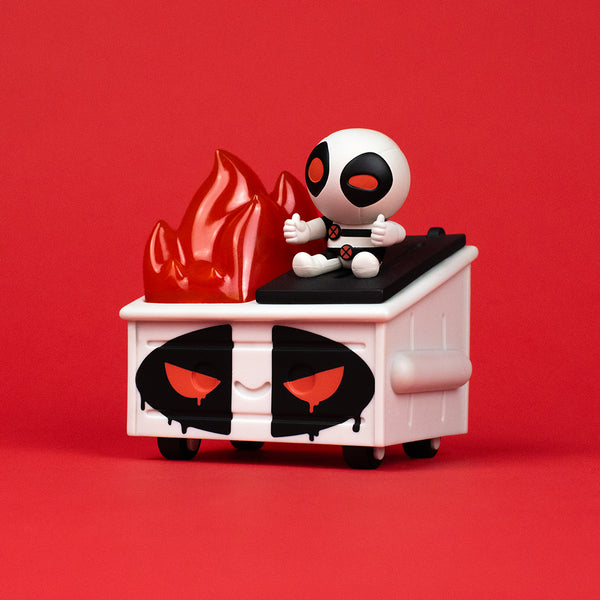 Deadpool Dumpster Fire Vinyl Figure - X-Force Edition - 100% Soft
