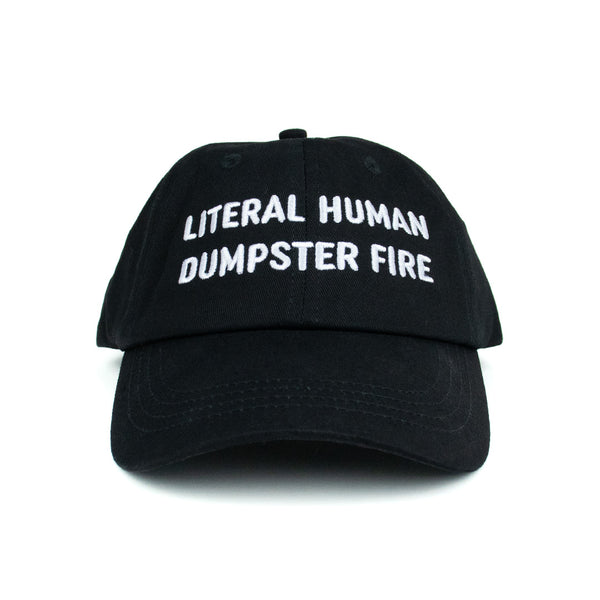 Human Dumpster Fire Dad Hat - 100% Soft