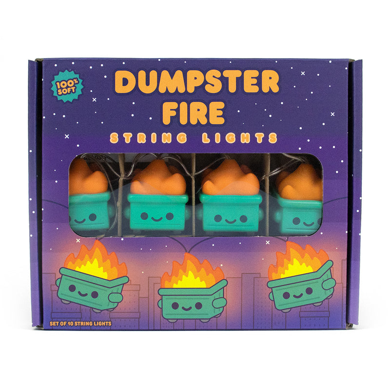 Dumpster Fire String Lights - 100% Soft