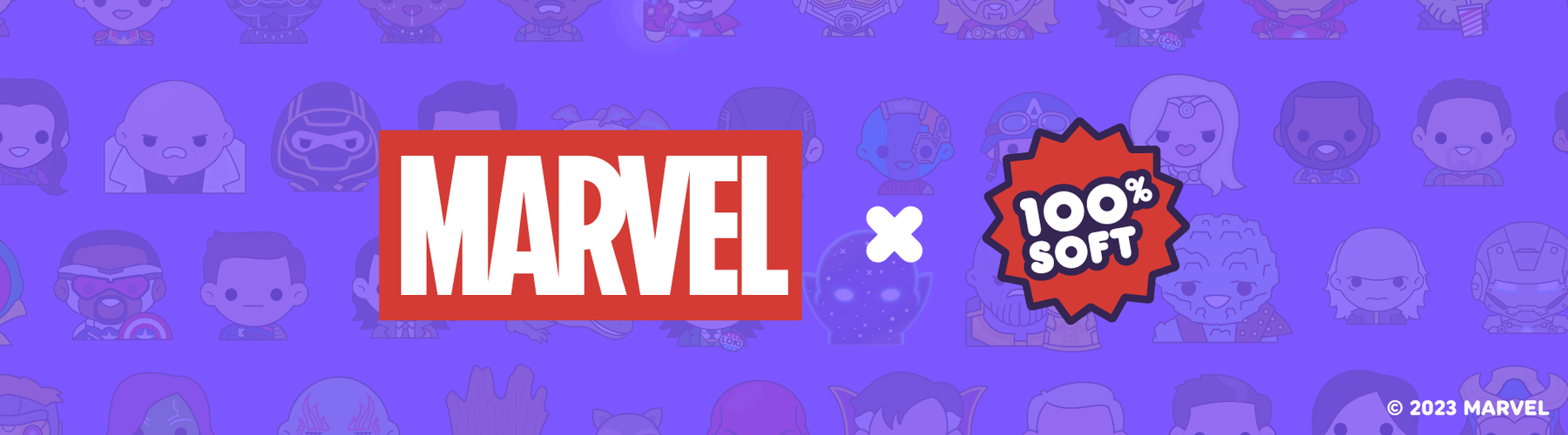 100% Soft x Marvel Studio Pins - In Stock