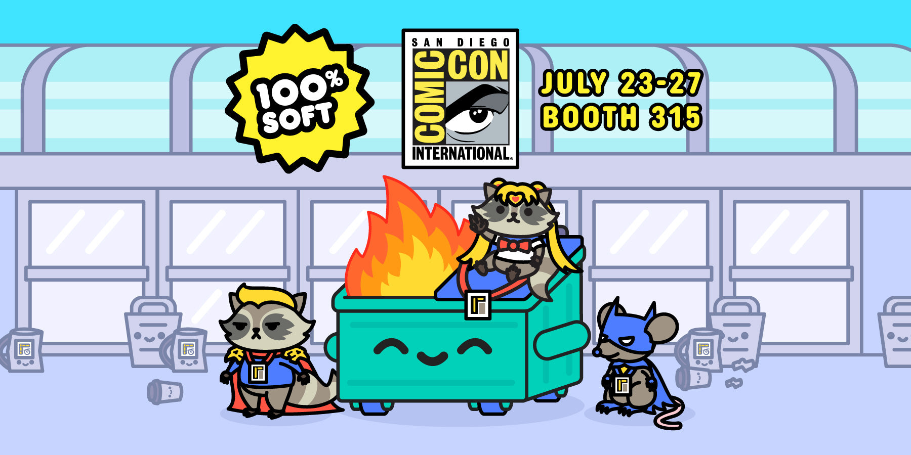 100% Soft x SDCC 2024