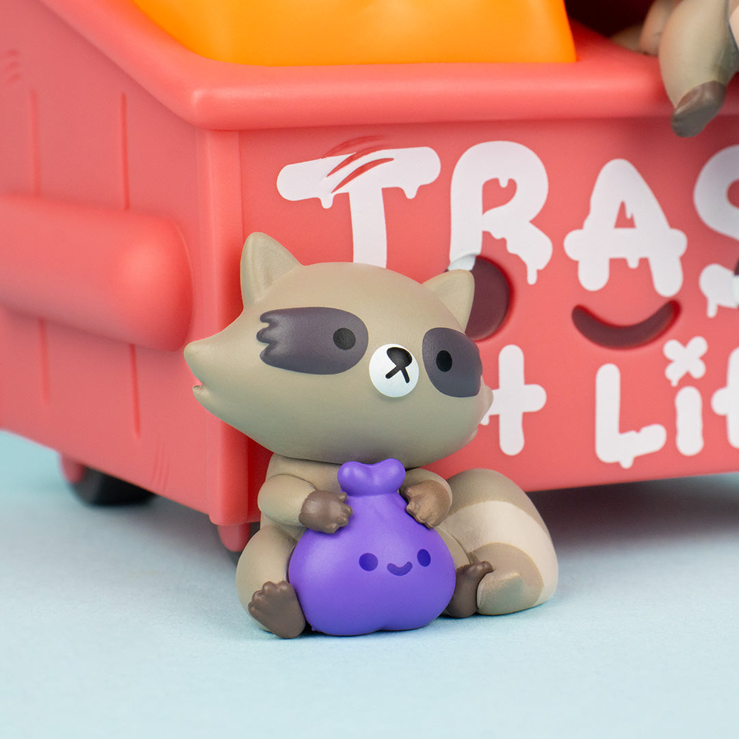 Dumpster Fire - Trash Panda Vinyl Figure - 100% Soft
